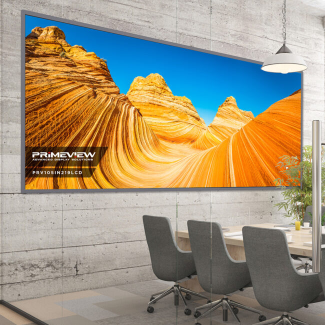 4K Displays | 110" LCD - Primeview Global
