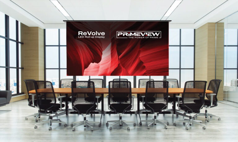 ReVolve LED Roll-Up Display | 136” Series - Primeview Global