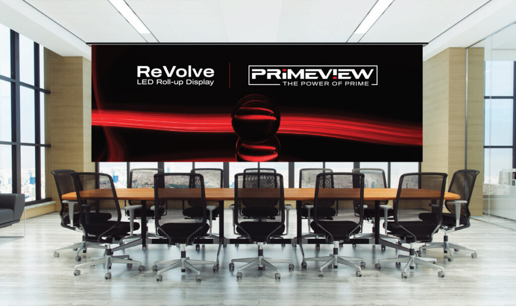 ReVolve LED Roll-Up Display | 202” Series - Primeview Global